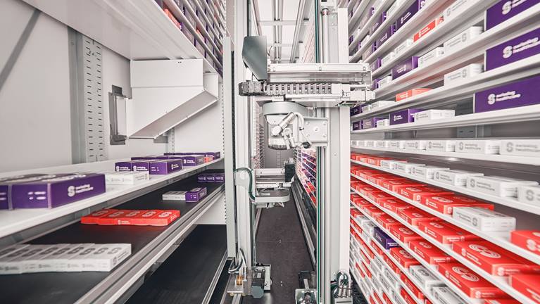 Robot pharmacie - EvoTec - Swisslog Healthcare
